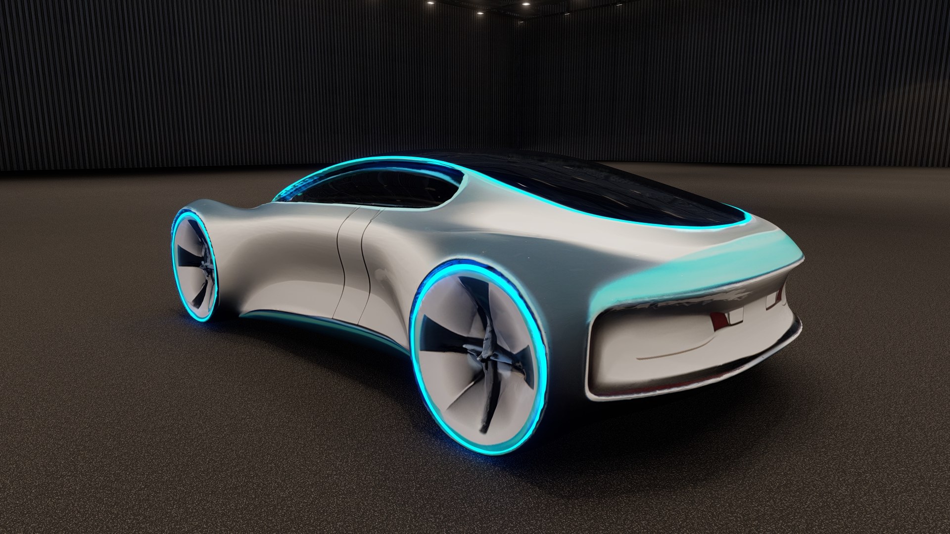 Futuristic Car 3D Model - TurboSquid 2363005