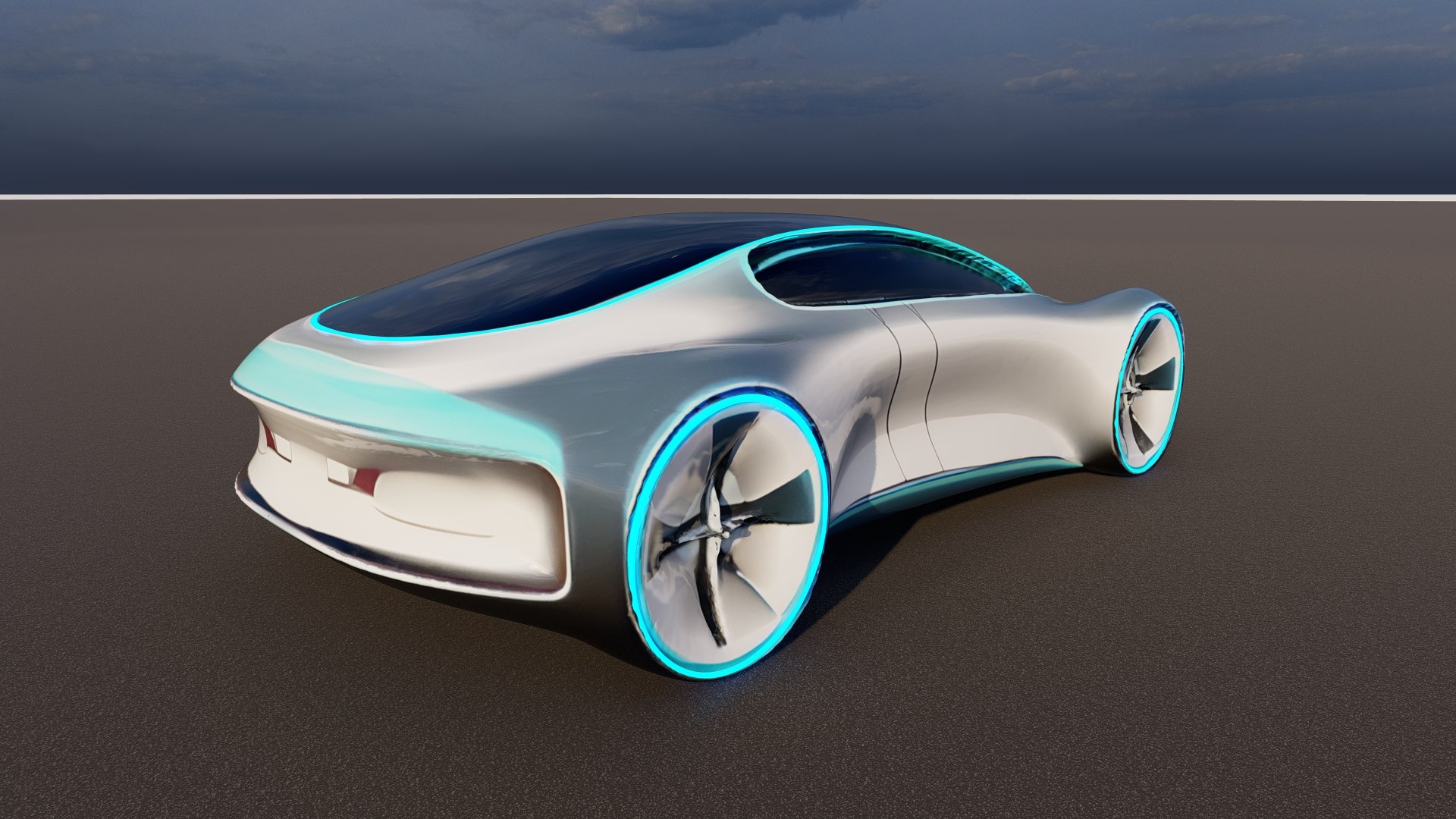 Futuristic Car 3D Model - TurboSquid 2363005