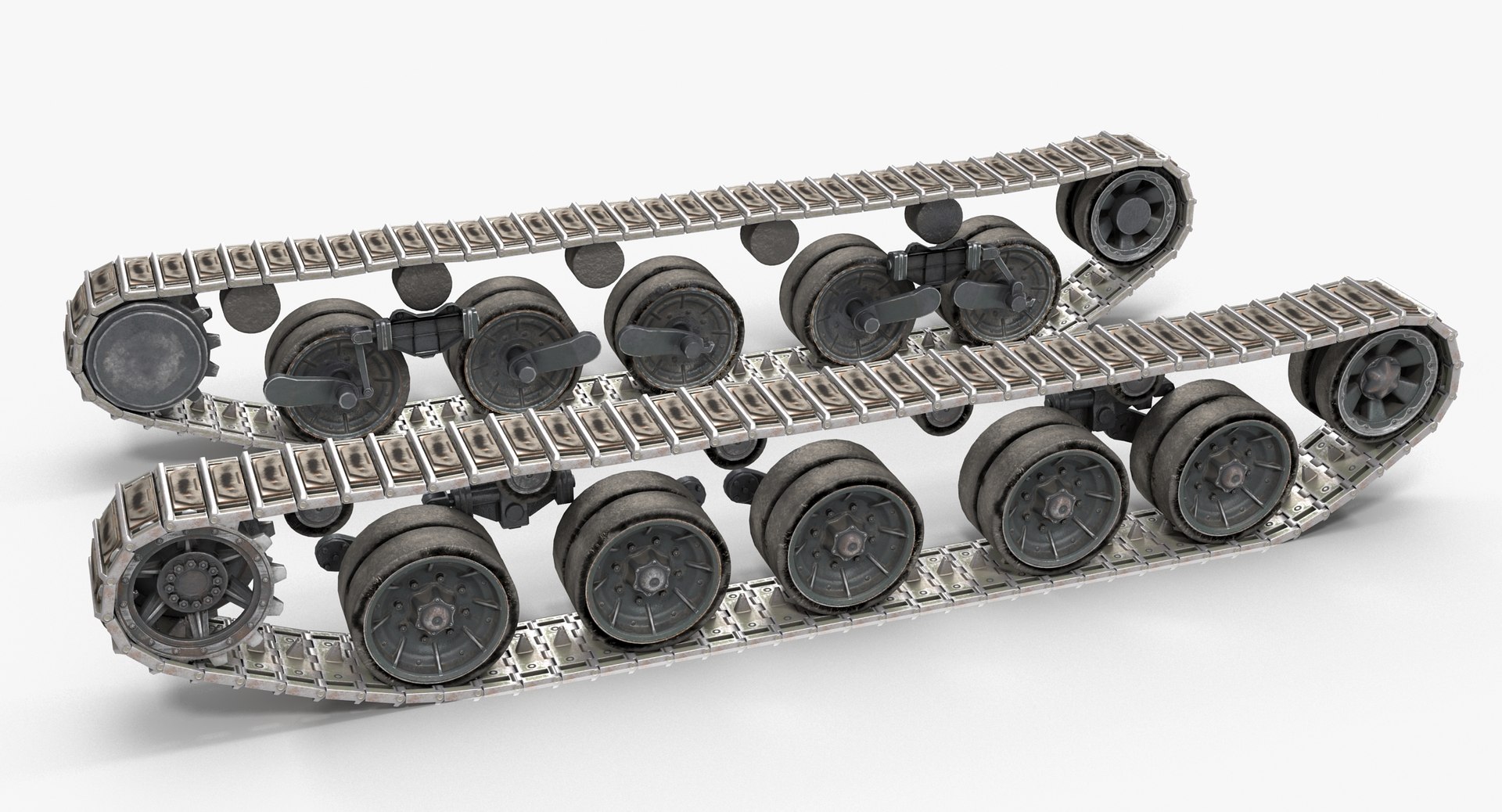 3D Tank Track Pbr Model - TurboSquid 1213209