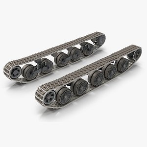 3D Model Tank Track - TurboSquid 1579852