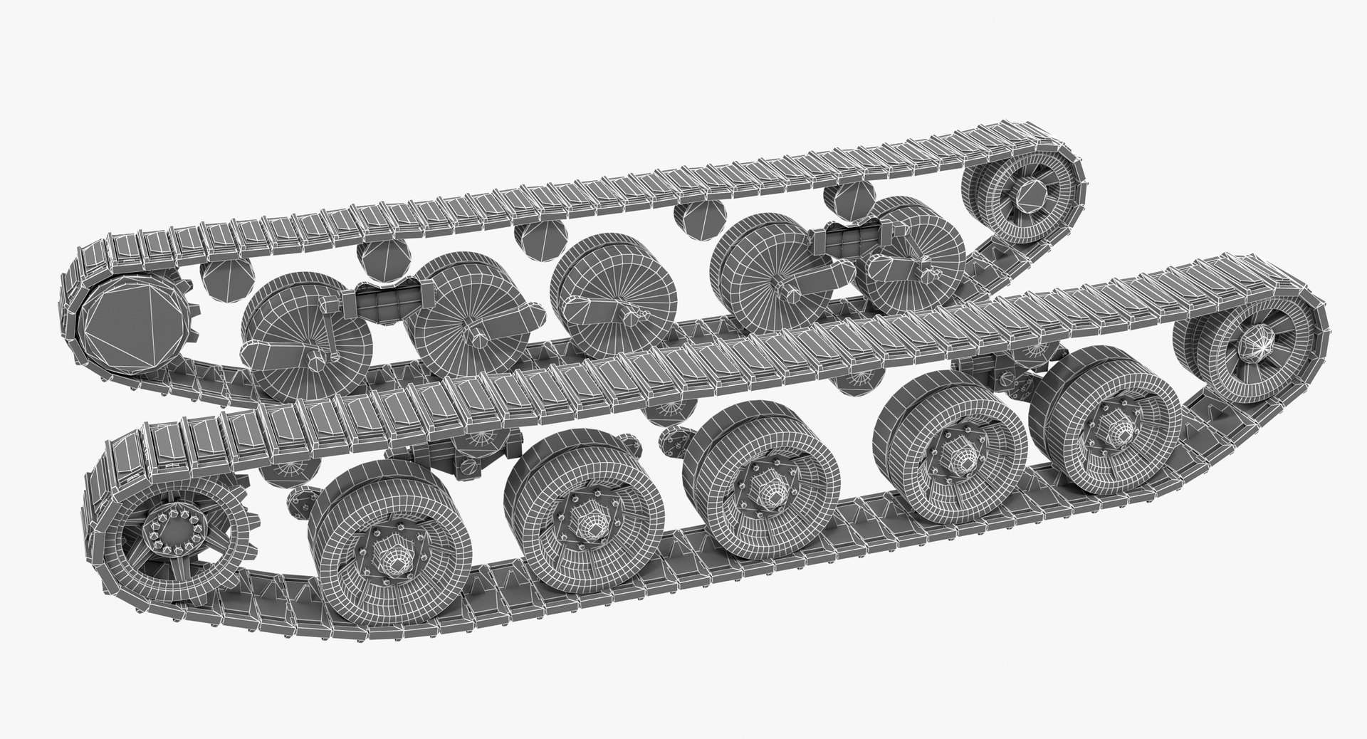 3D Tank Track Pbr Model - TurboSquid 1213209