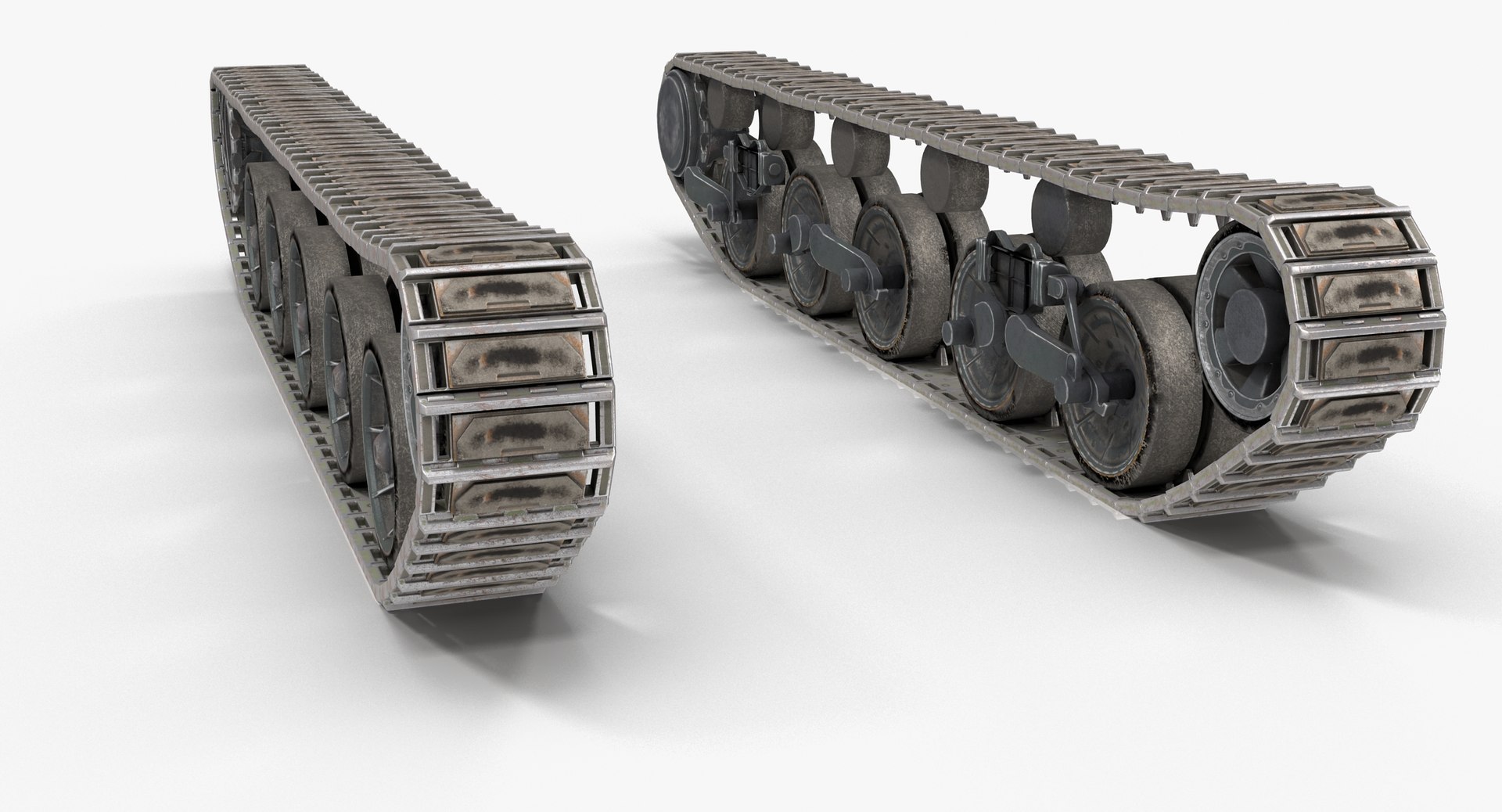 3D Tank Track Pbr Model - TurboSquid 1213209