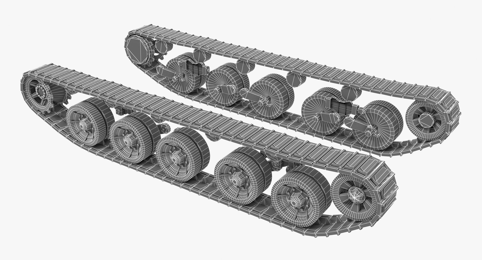 3D Tank Track Pbr Model - TurboSquid 1213209