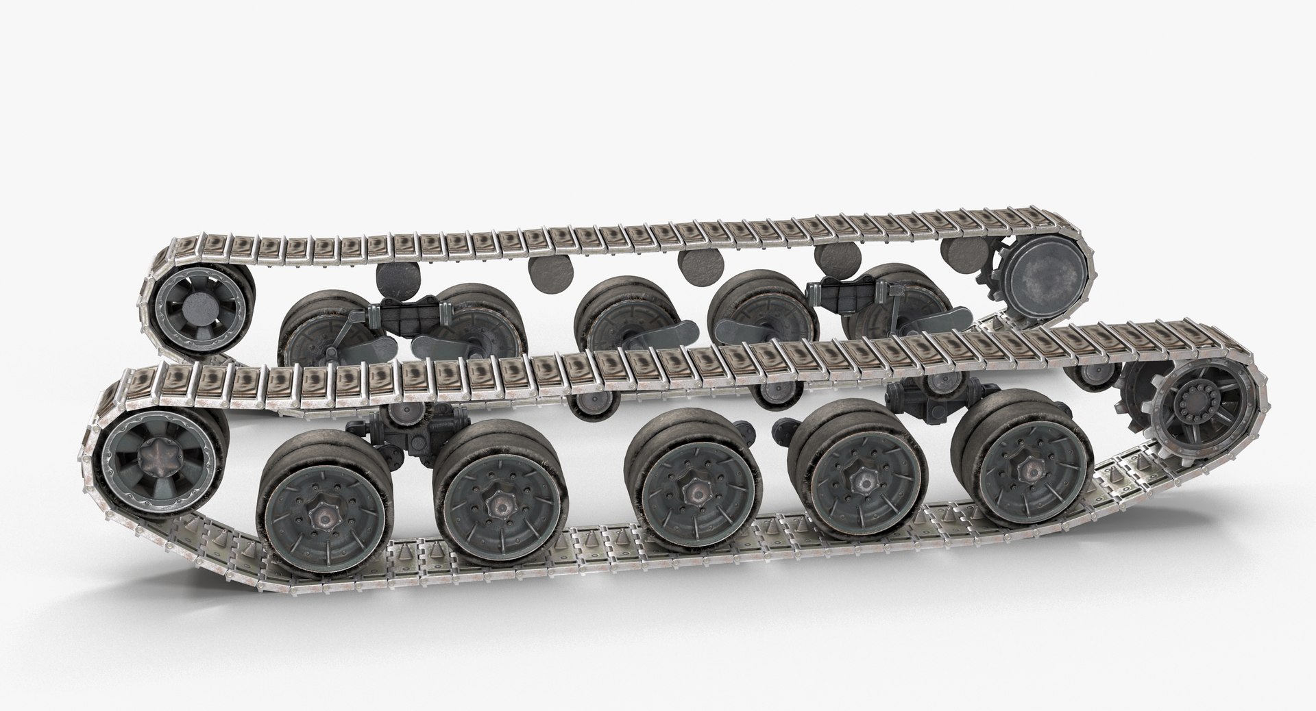 3D Tank Track Pbr Model - TurboSquid 1213209