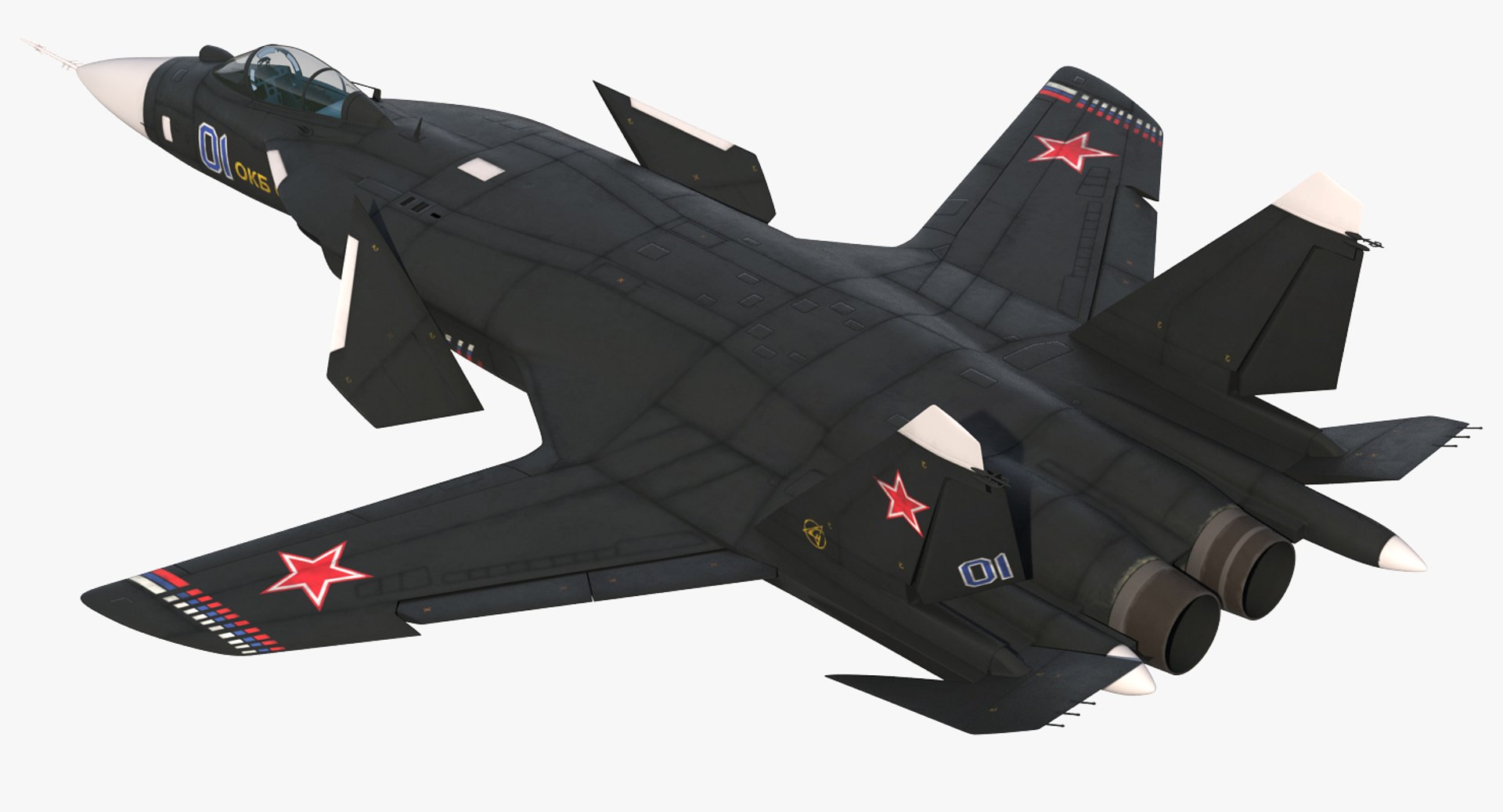 3D Sukhoi Su-47 Berkut Russin Model - TurboSquid 1209421