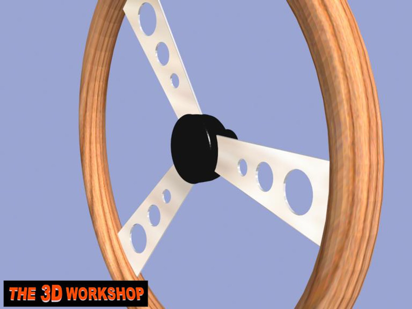 steering wheel 3d 3ds