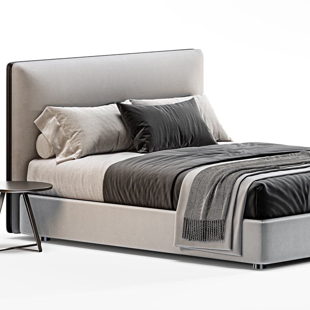 Molteni C Ribbon Bed 3D Model - TurboSquid 2093786