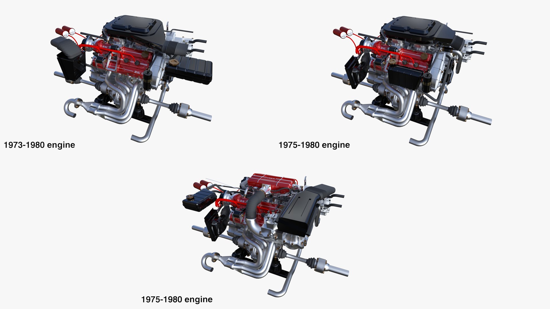 Italian V8 Engine And Internals Pack Model - TurboSquid 1867122