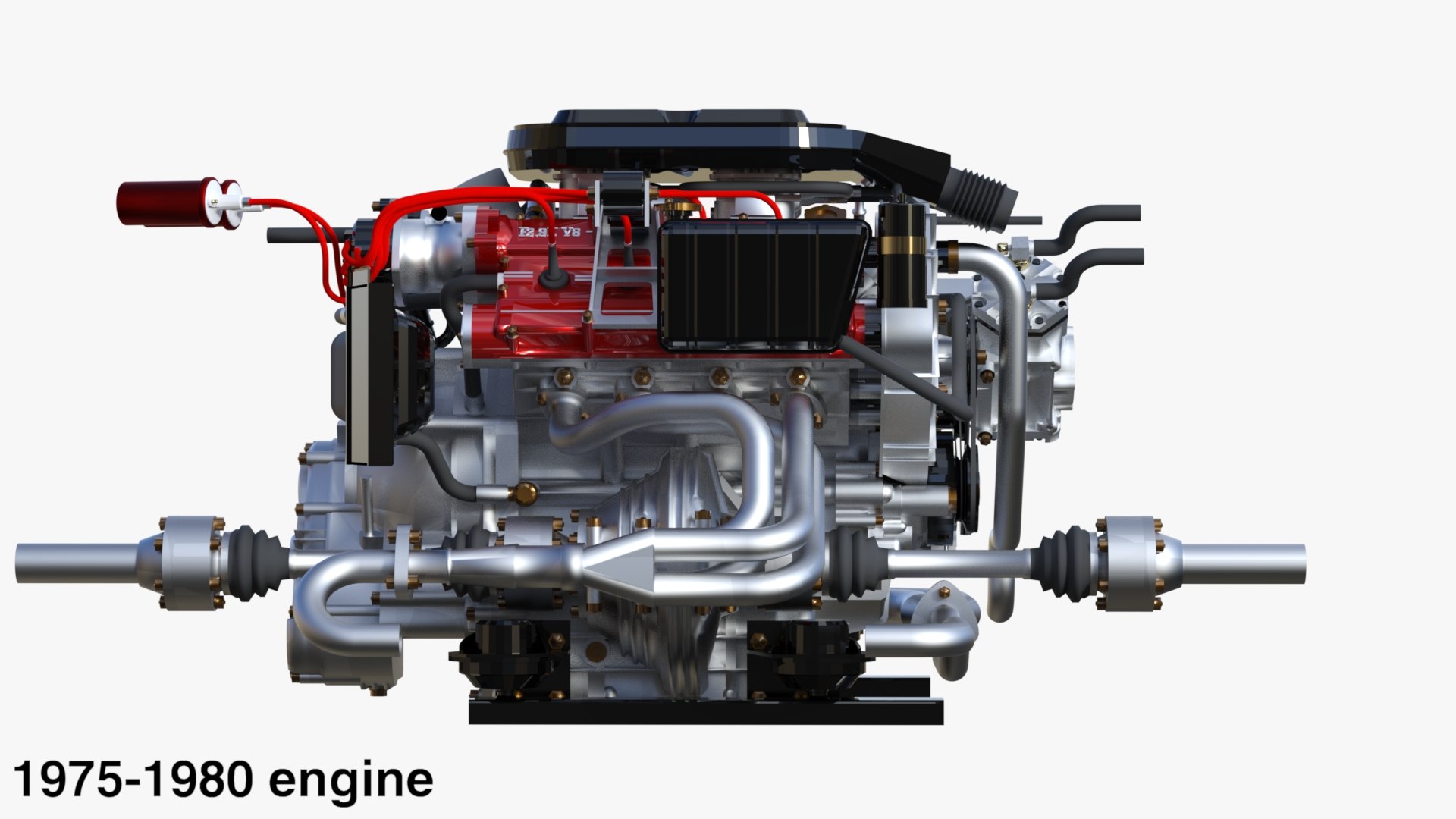 Italian V8 Engine And Internals Pack Model - TurboSquid 1867122