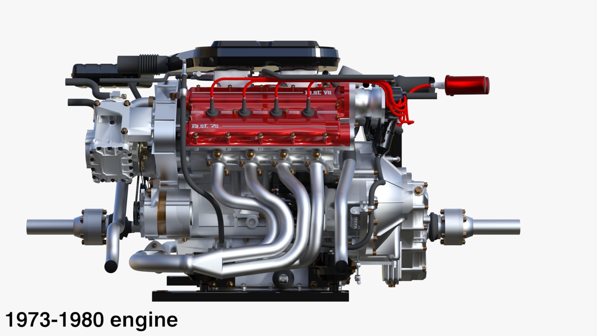 Italian V8 Engine And Internals Pack Model - TurboSquid 1867122