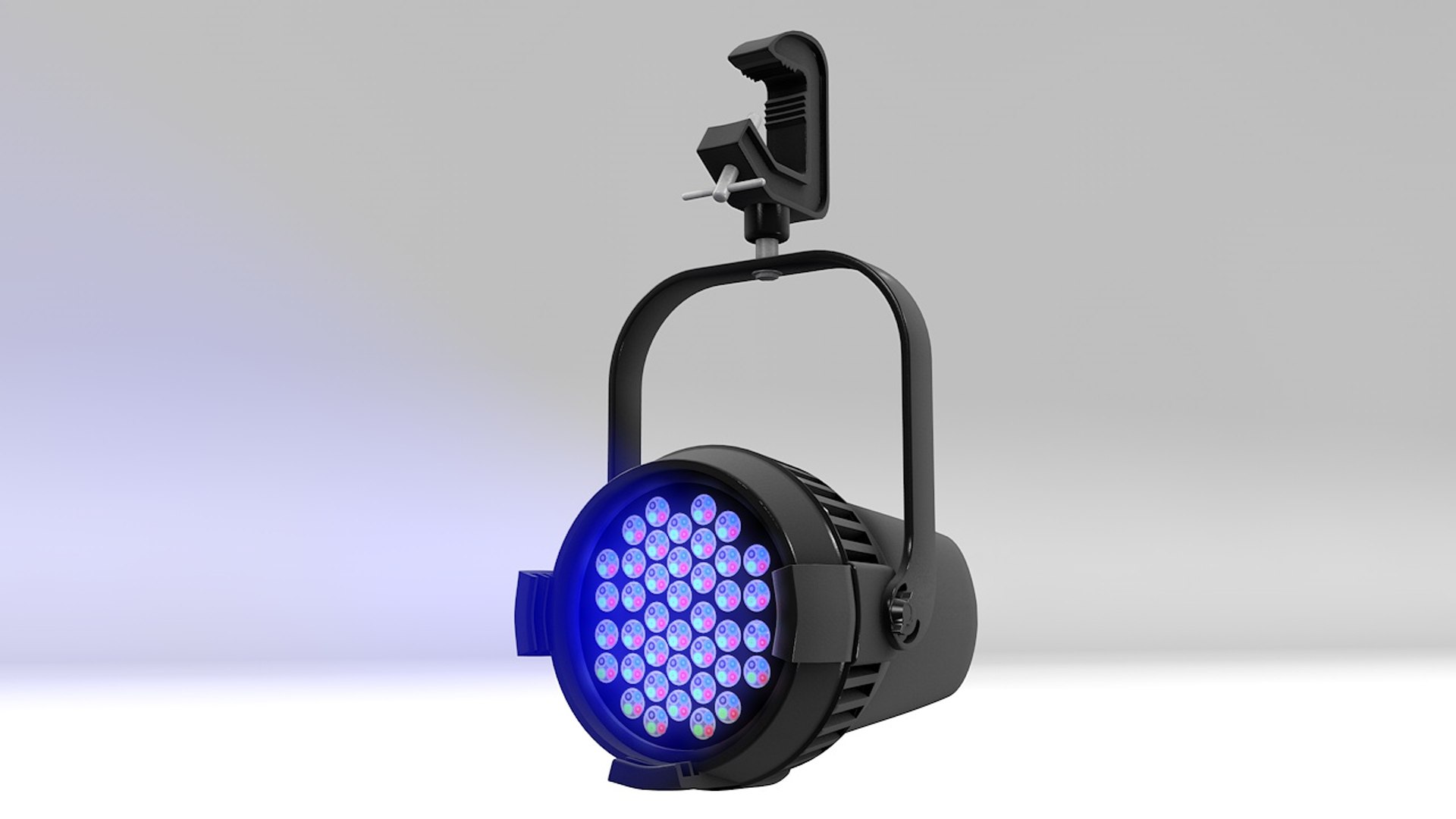 3d D4 Led Par Model