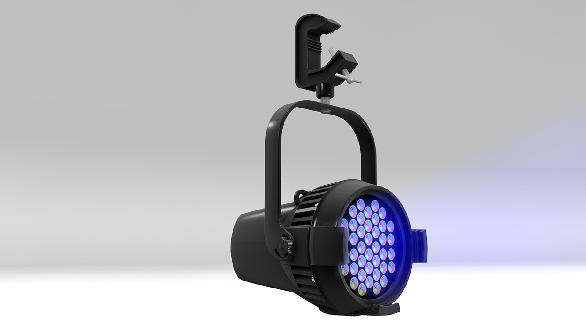 3d D4 Led Par Model