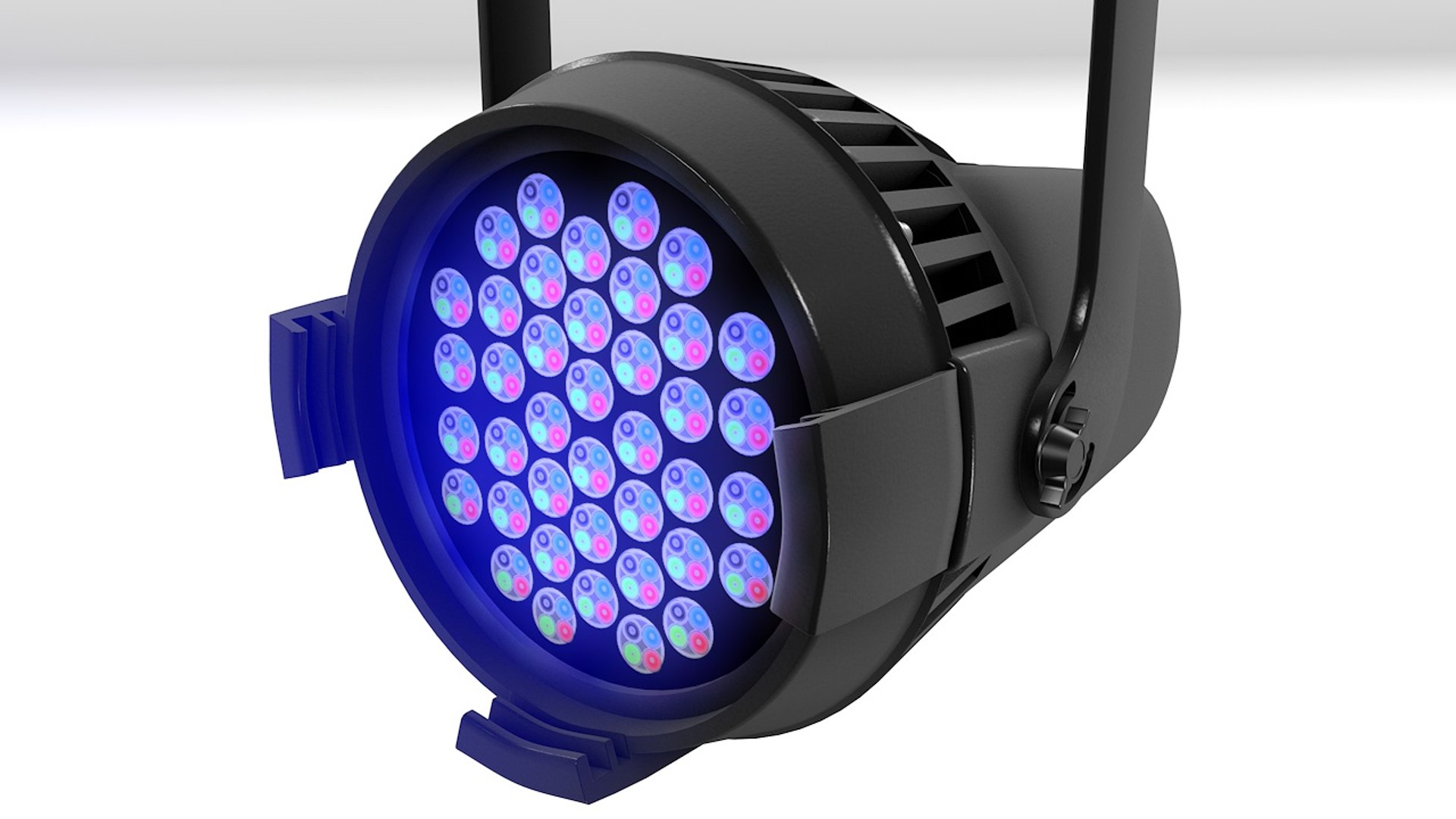 3d D4 Led Par Model