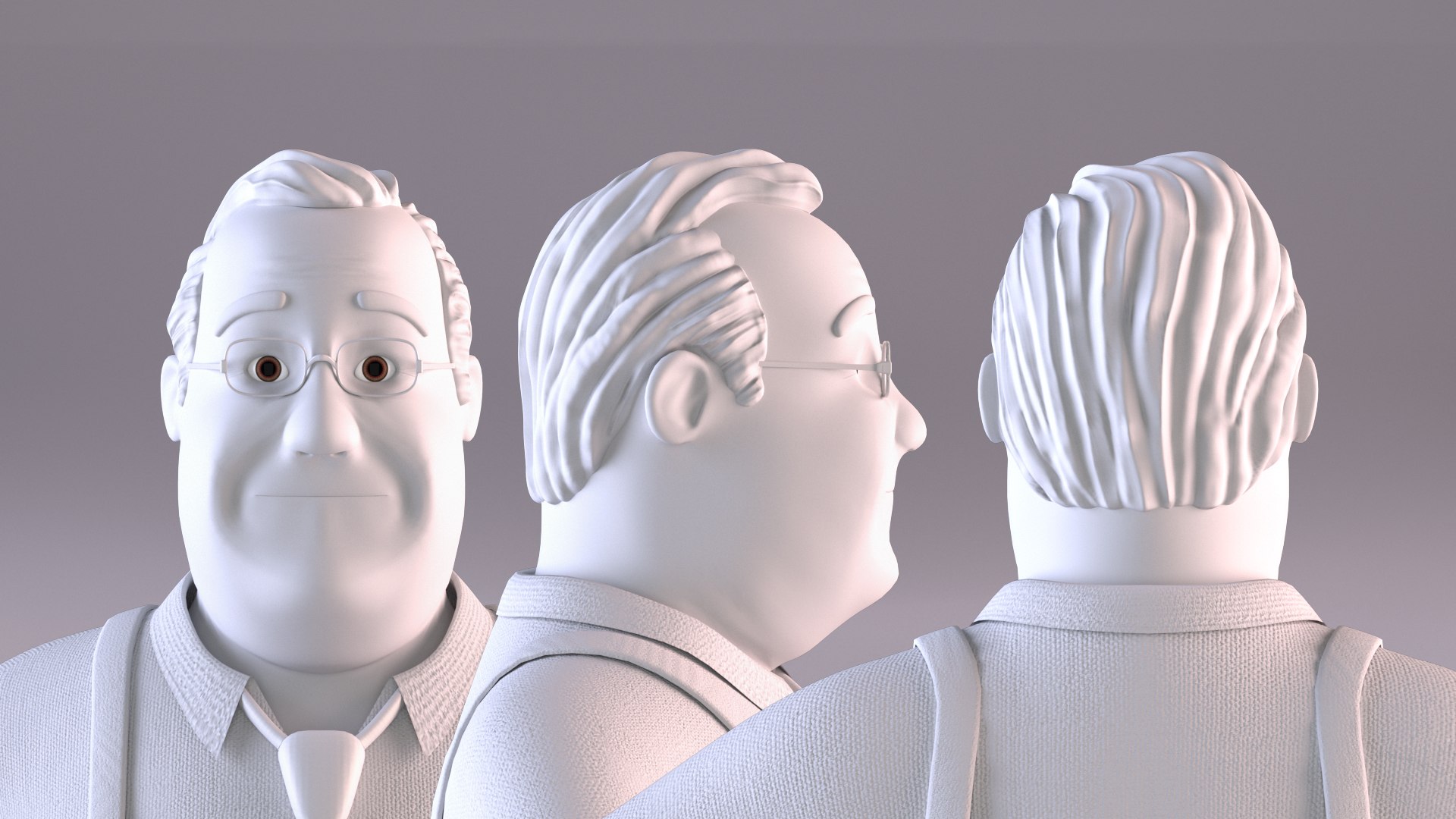 3D Cartoon Man 3 - No Rig model - TurboSquid 2179293