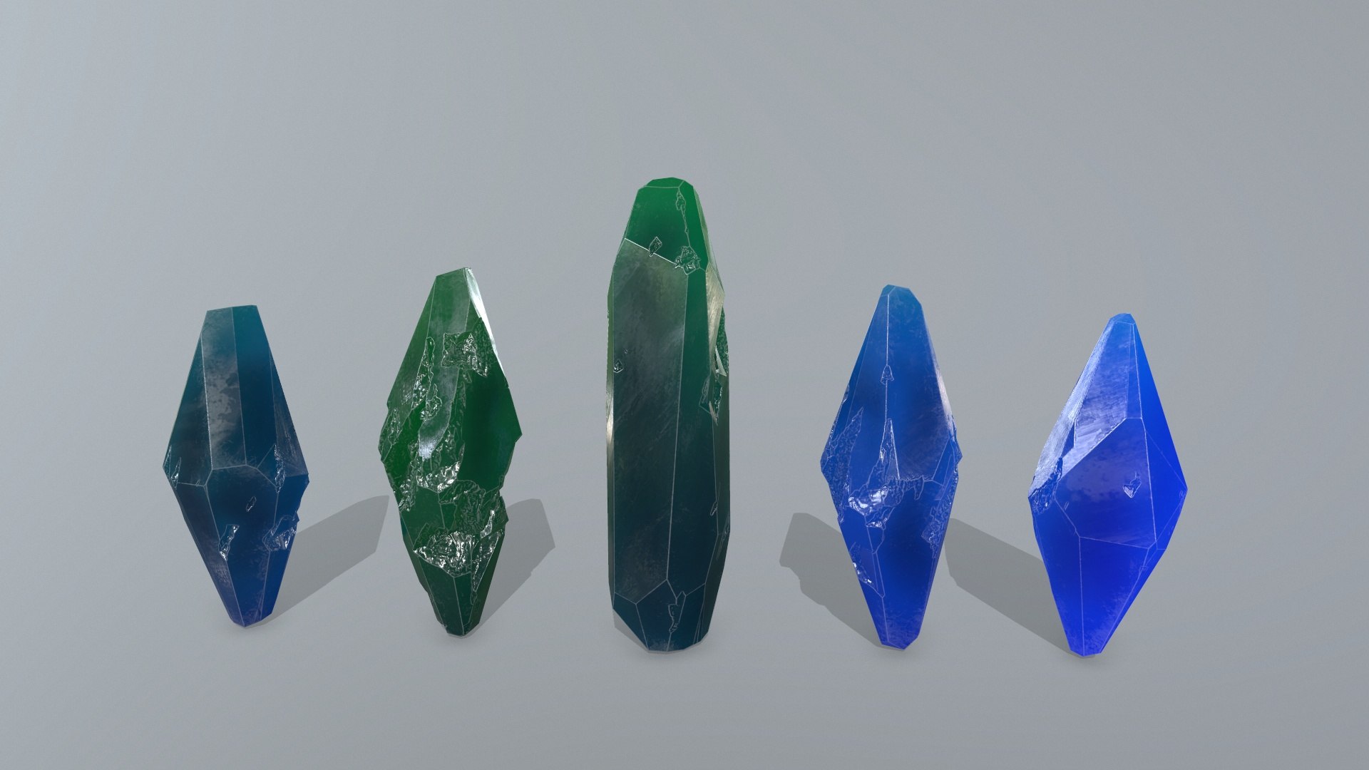 3D Crystal Set 1 Model - TurboSquid 2274440