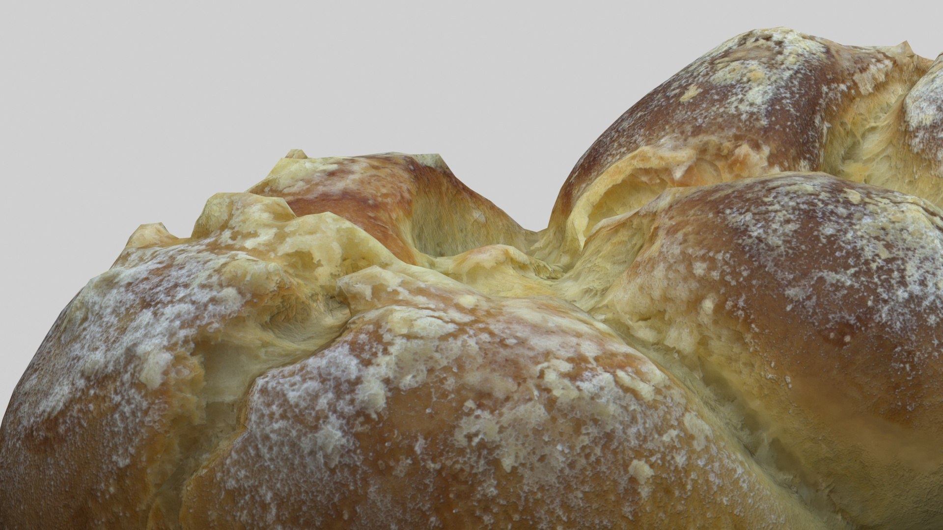 3D Challah Bread 01 model - TurboSquid 1720953