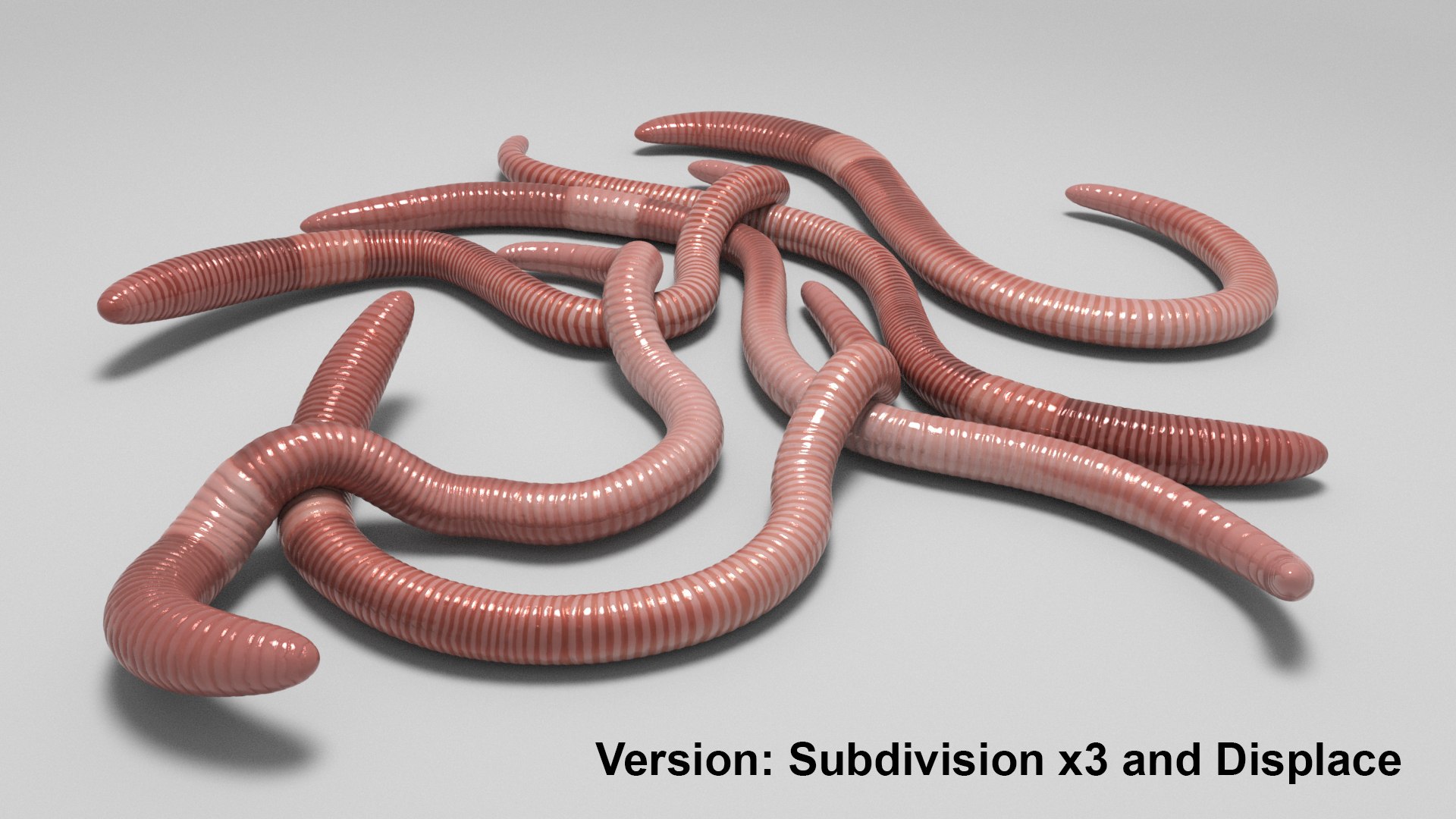 Worms 3D Model - TurboSquid 1988278