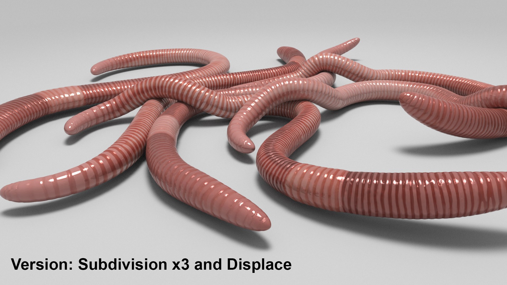 Worms 3D Model - TurboSquid 1988278