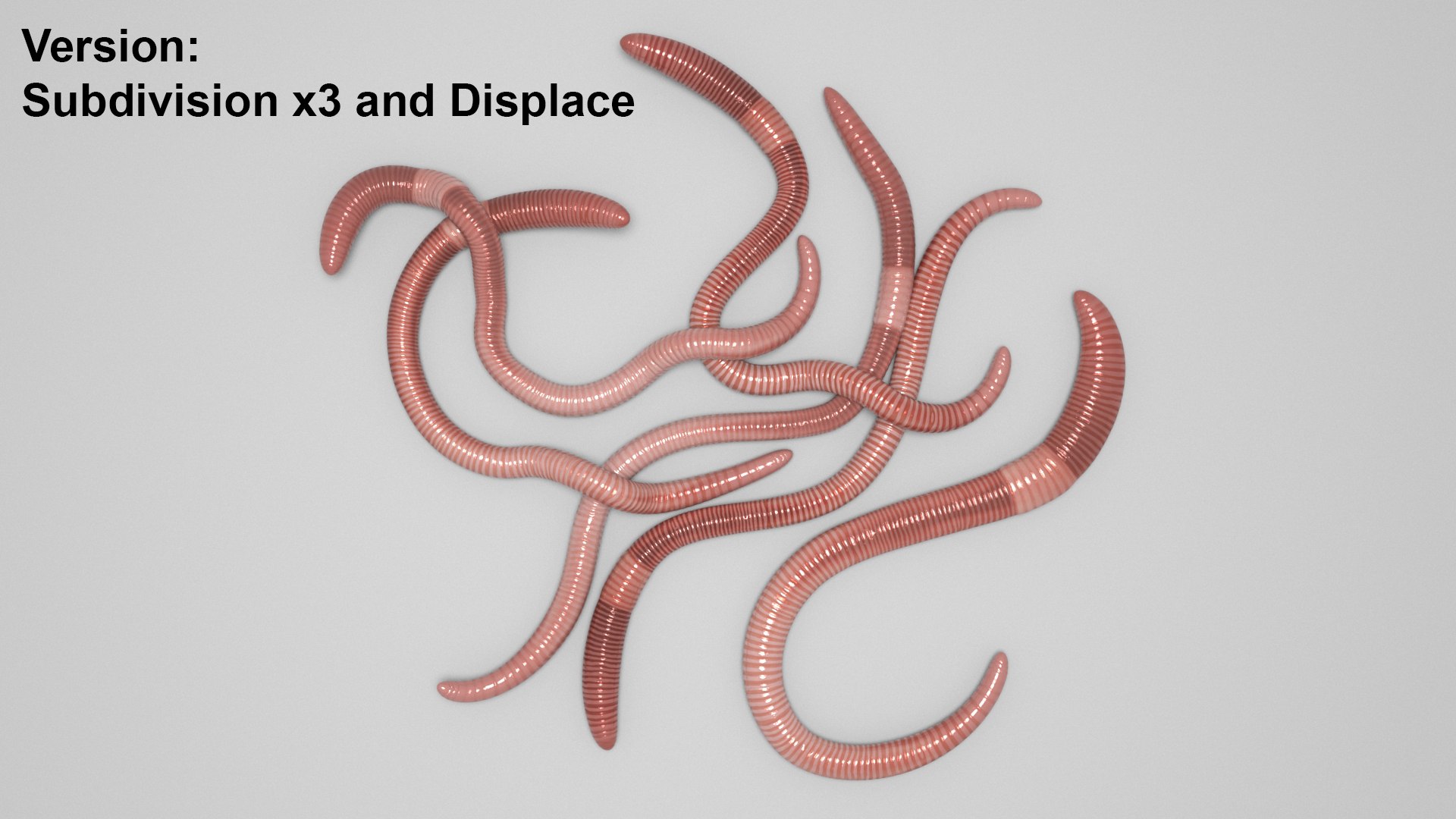 Worms 3D Model - TurboSquid 1988278