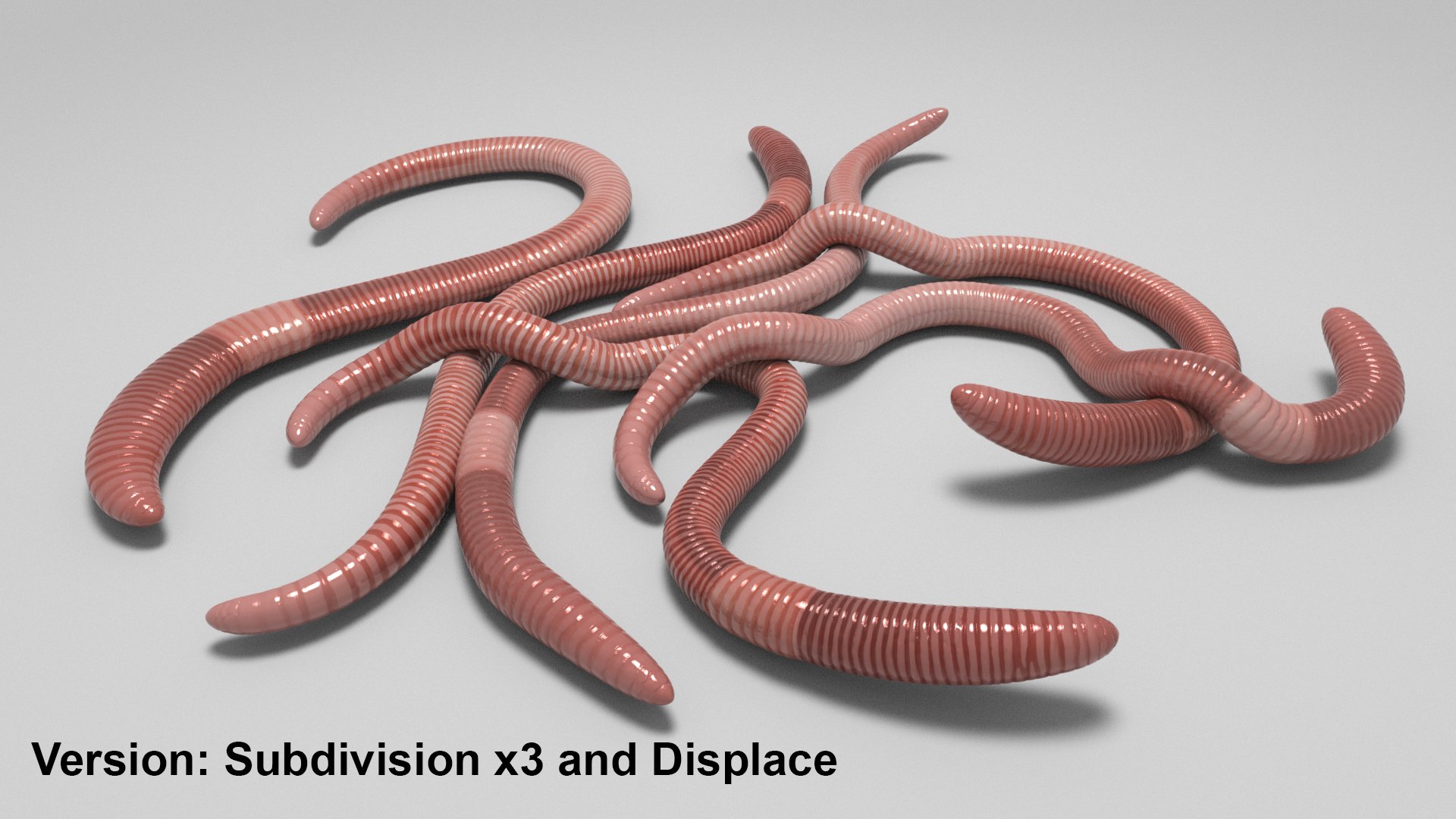 Worms 3D Model - TurboSquid 1988278