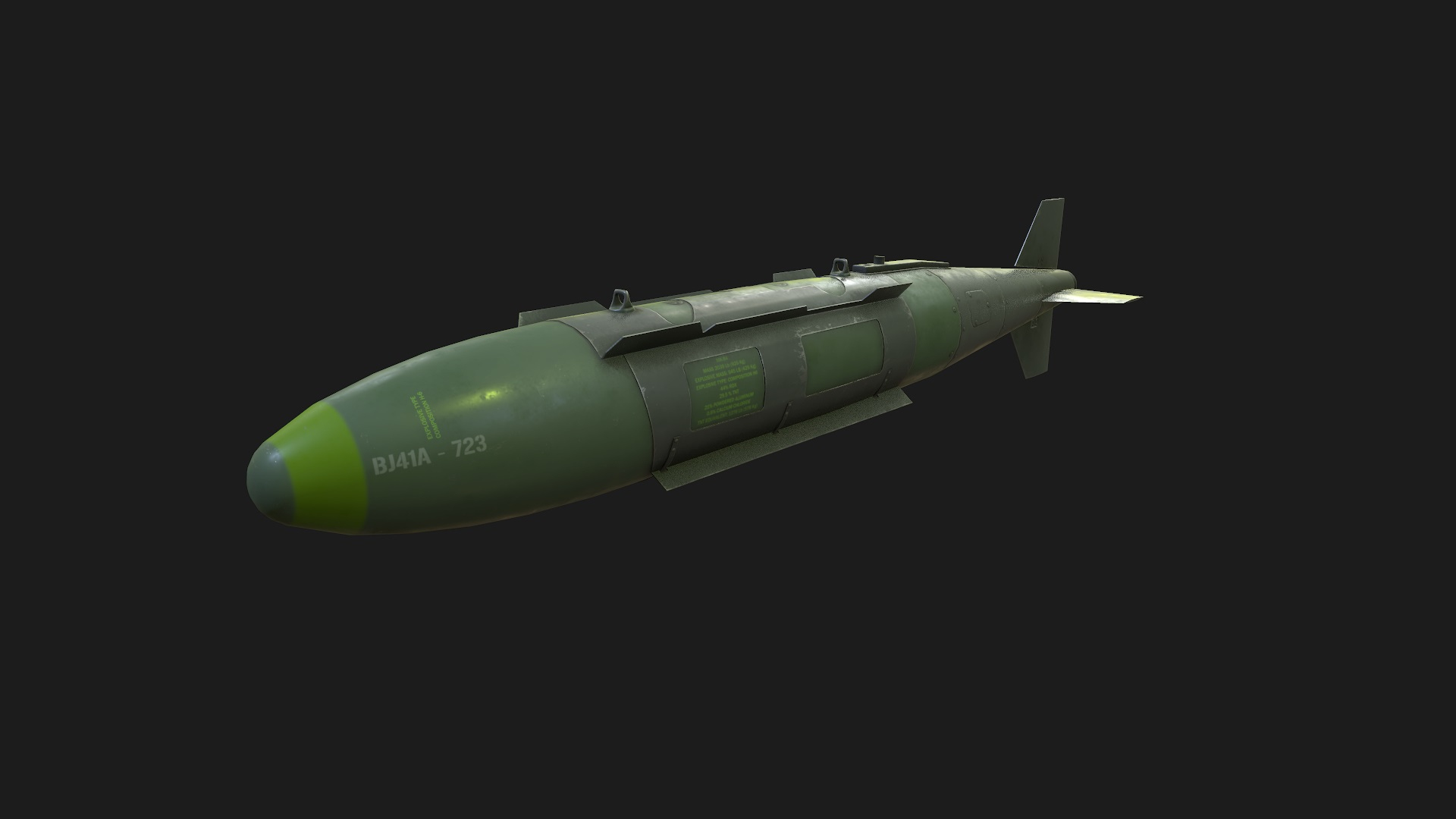 3D JDAM - MK-84 Model - TurboSquid 2382044
