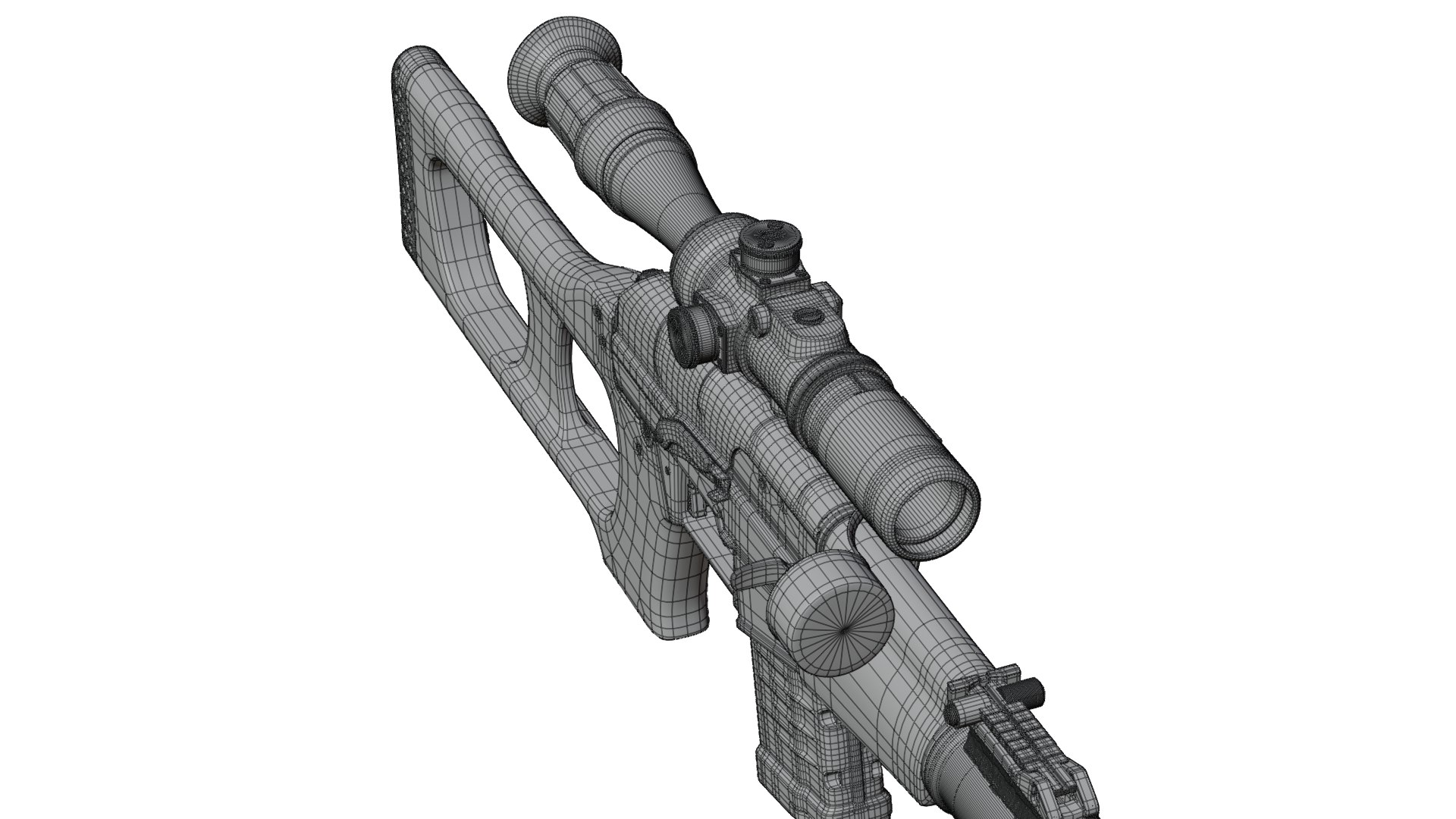 3D VSS Vintorez 01 B Model - TurboSquid 2249777