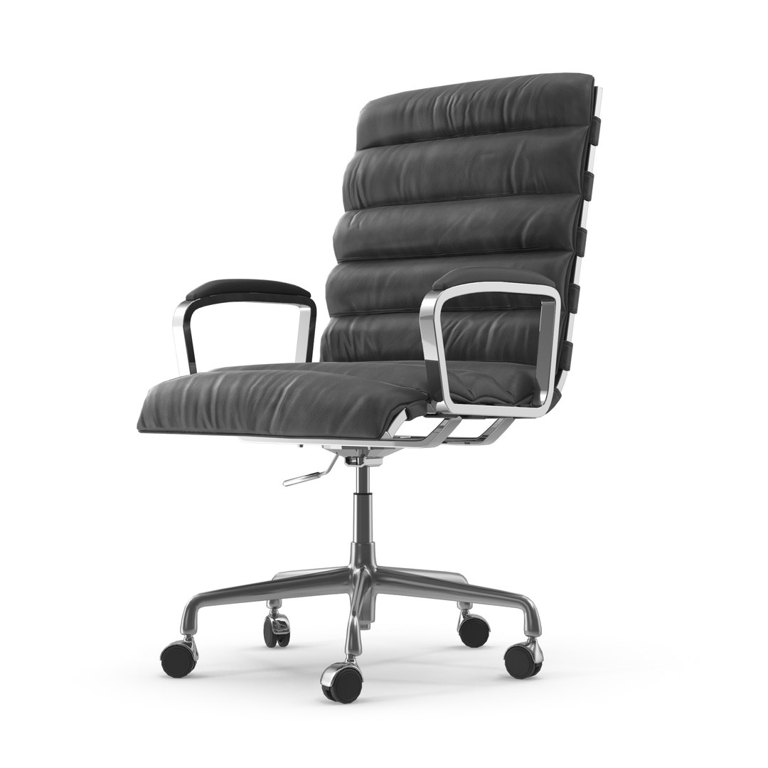 3D RH OVIEDO LEATHER DESK CHAIR - TurboSquid 2089673