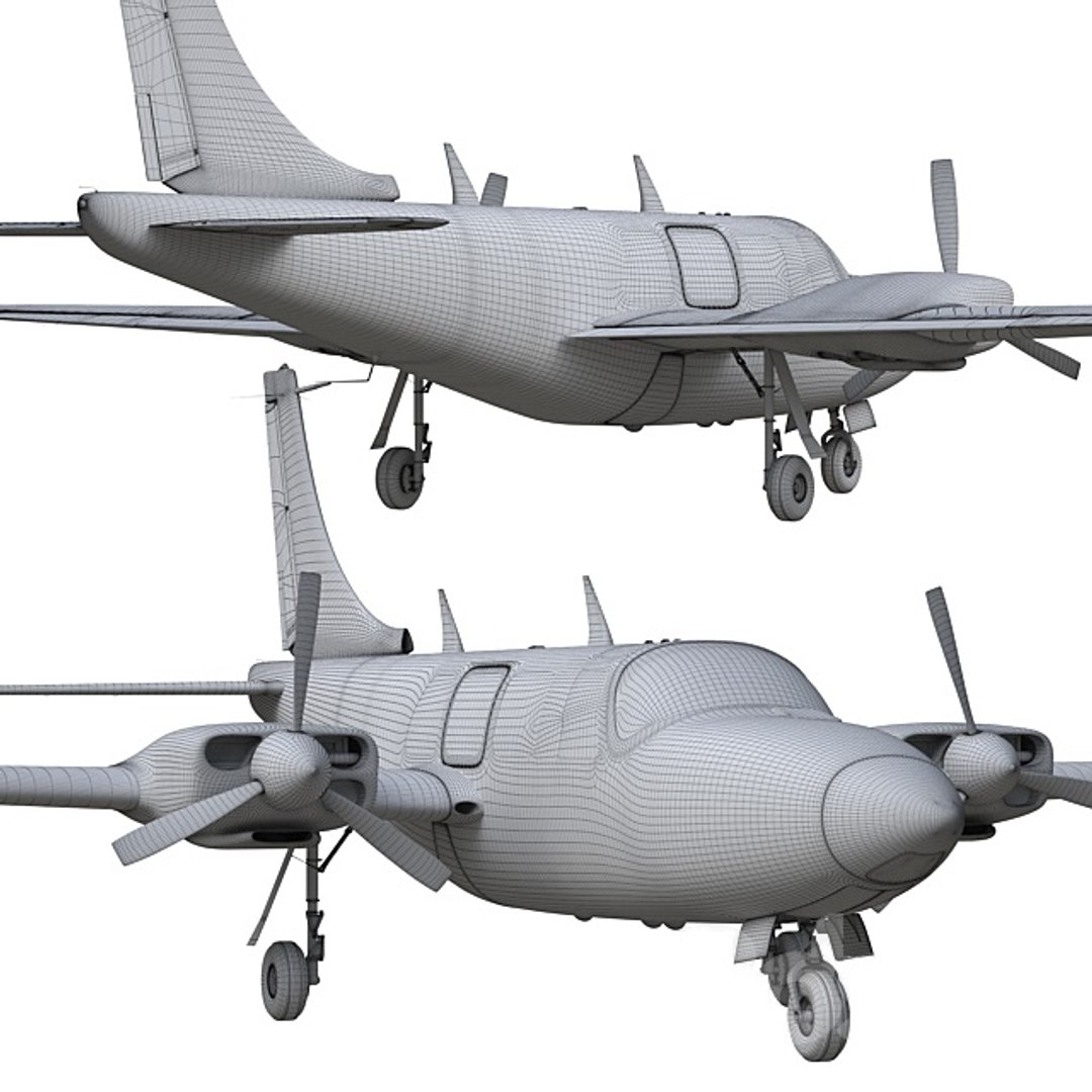 Twin Engine Civil Transport Aircraft Or Plane 3D - TurboSquid 2236464