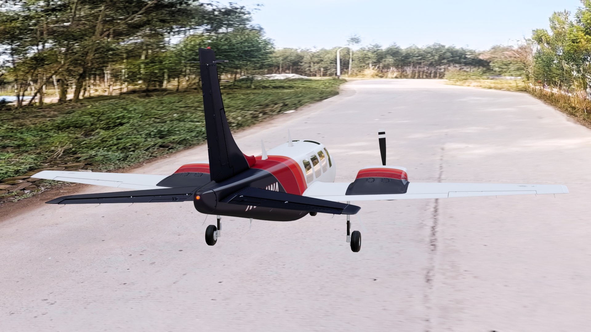 Twin Engine Civil Transport Aircraft Or Plane 3D - TurboSquid 2236464