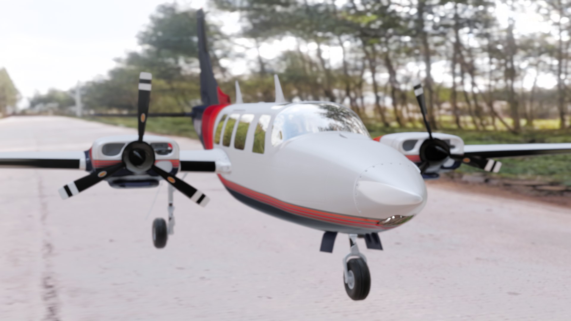 Twin Engine Civil Transport Aircraft Or Plane 3D - TurboSquid 2236464