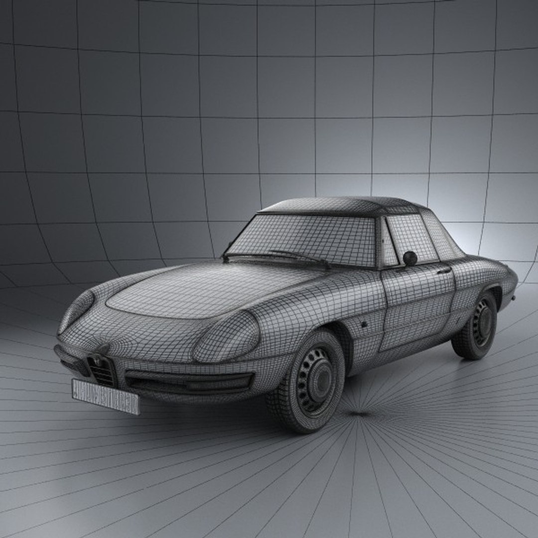3d model 1 car