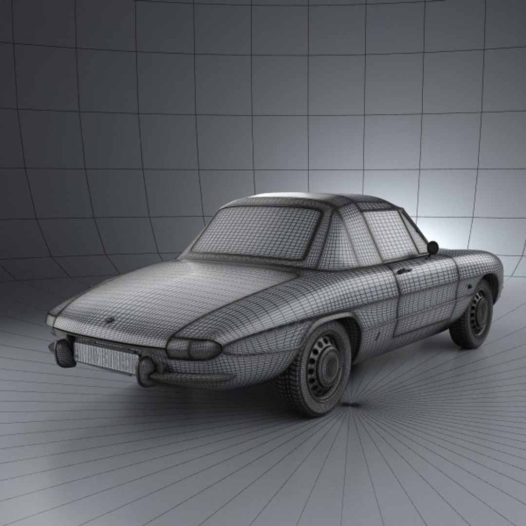 3d model 1 car