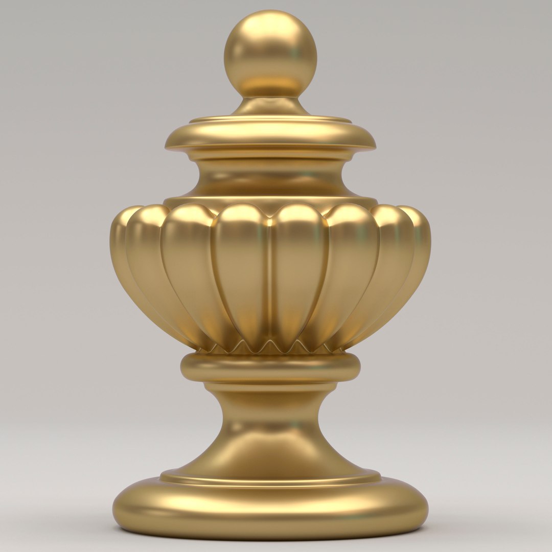 Carved Finial Model - TurboSquid 1571434