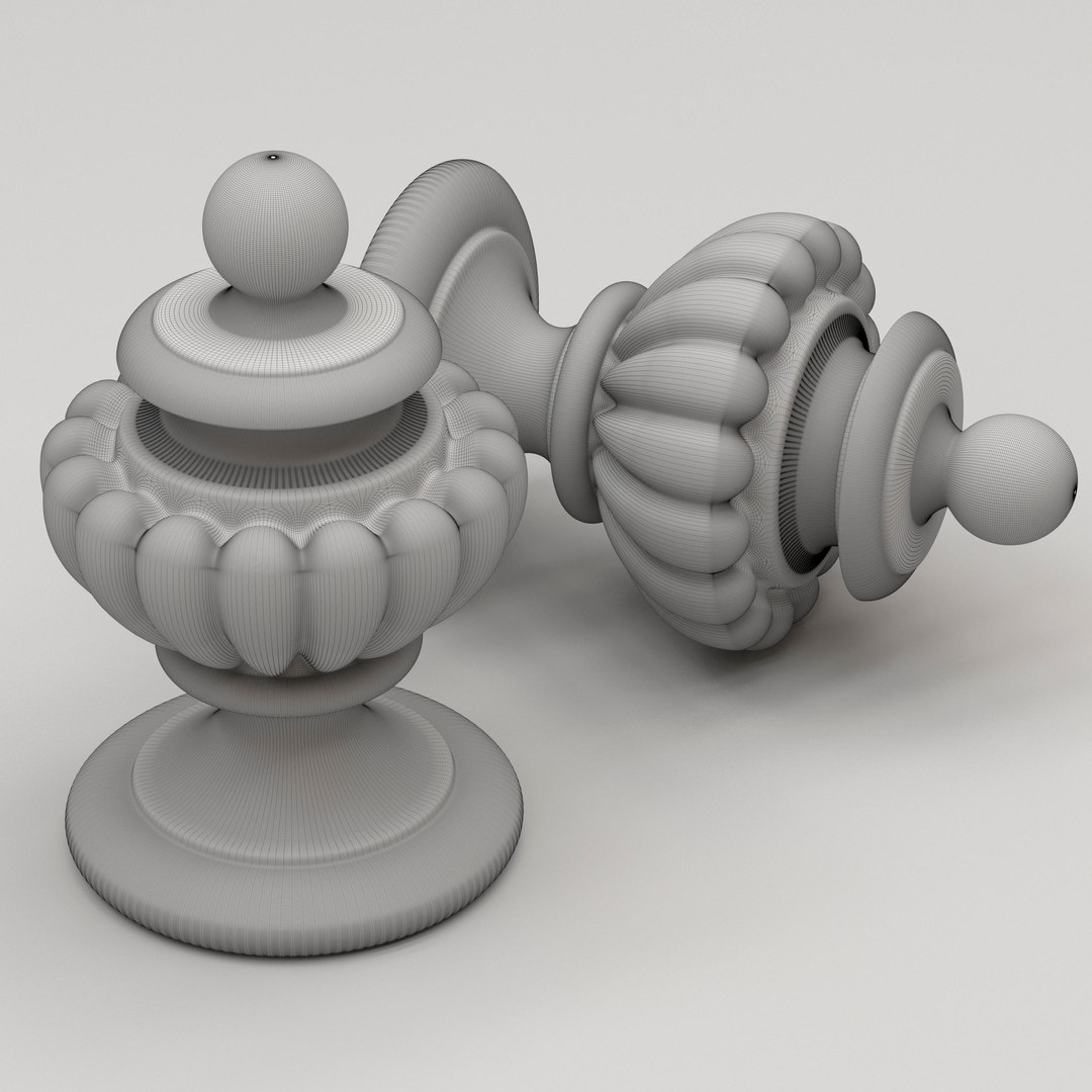 Carved Finial Model - TurboSquid 1571434