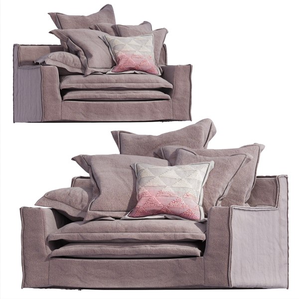 Sofa linen 3D model - TurboSquid 1673541