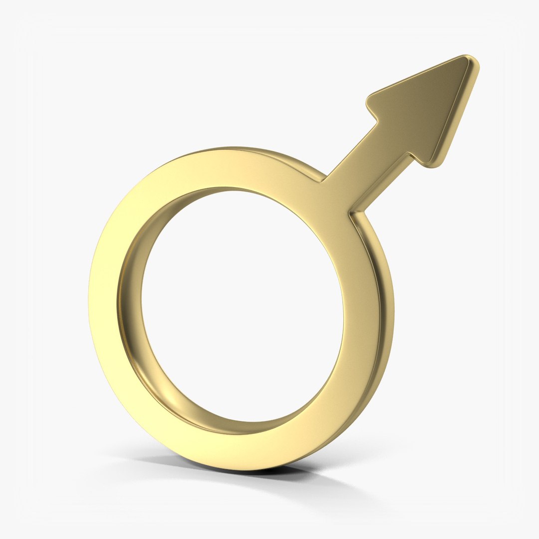 Mars Astrological symbols Gold 3D - TurboSquid 2059653