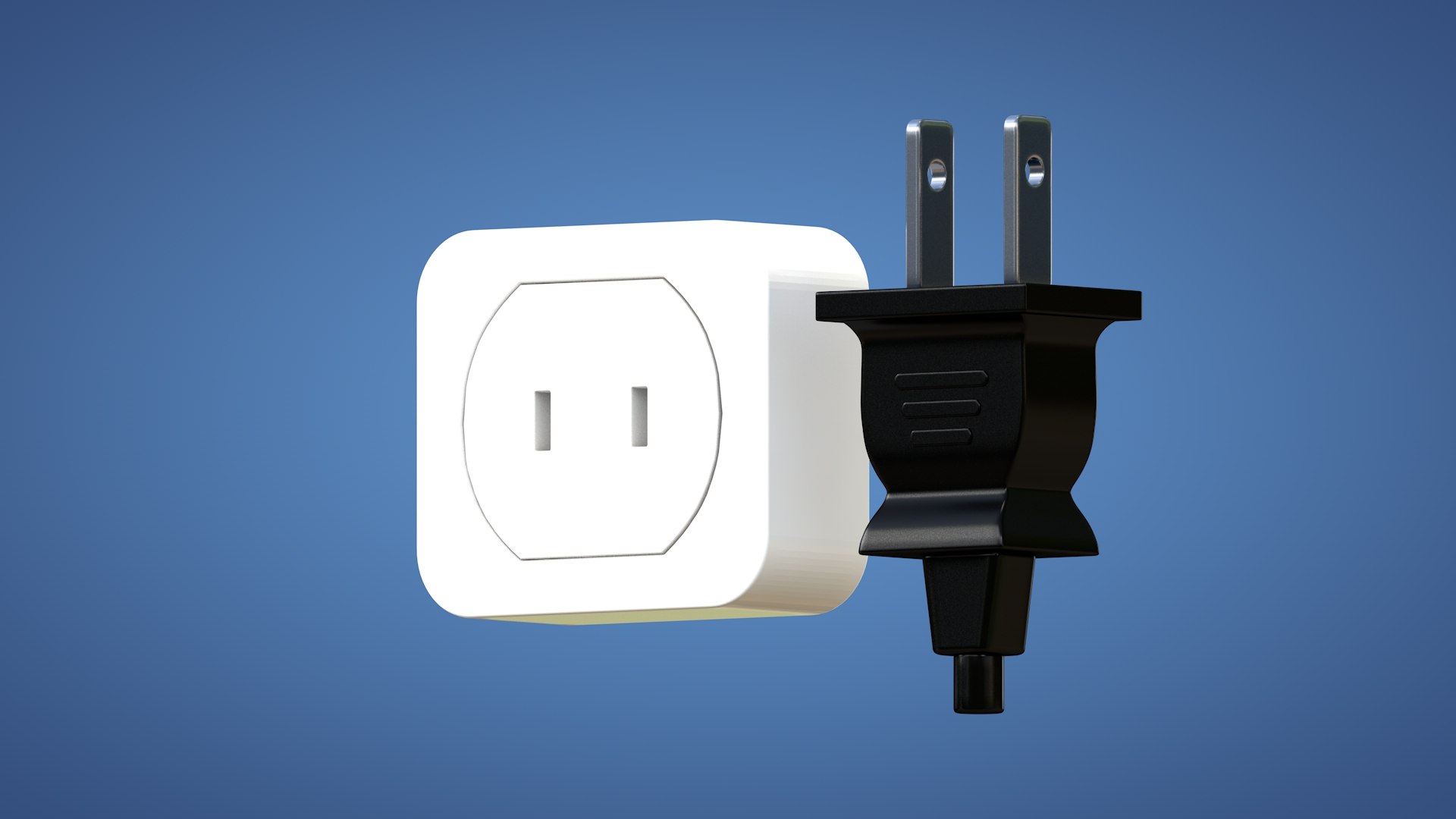 3D model Electrical Plug and Socket - Type A - TurboSquid 1867069