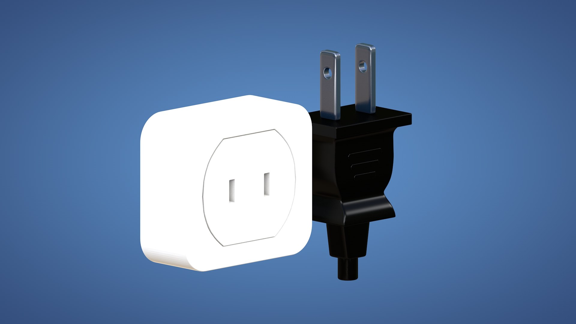 3D model Electrical Plug and Socket - Type A - TurboSquid 1867069
