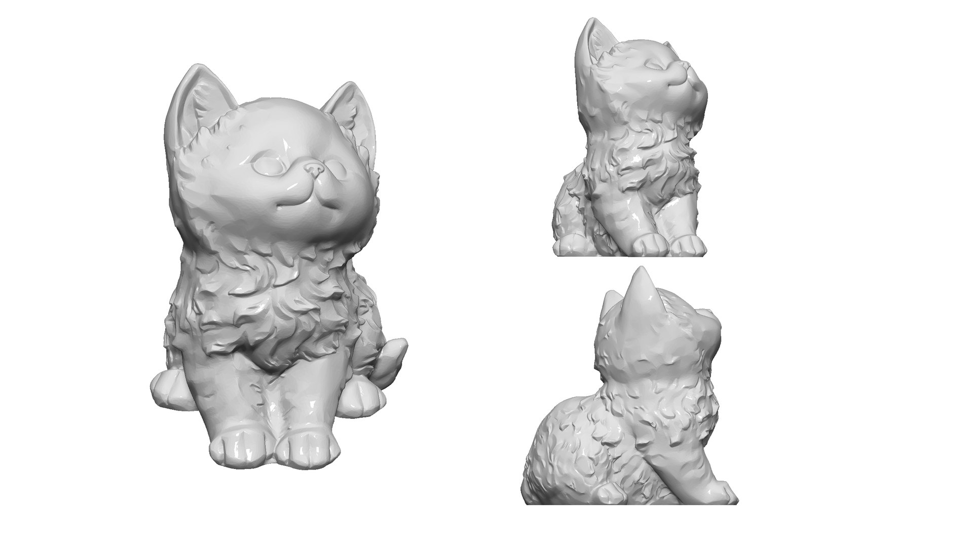 Cat Kitty 3D Model - TurboSquid 2283371
