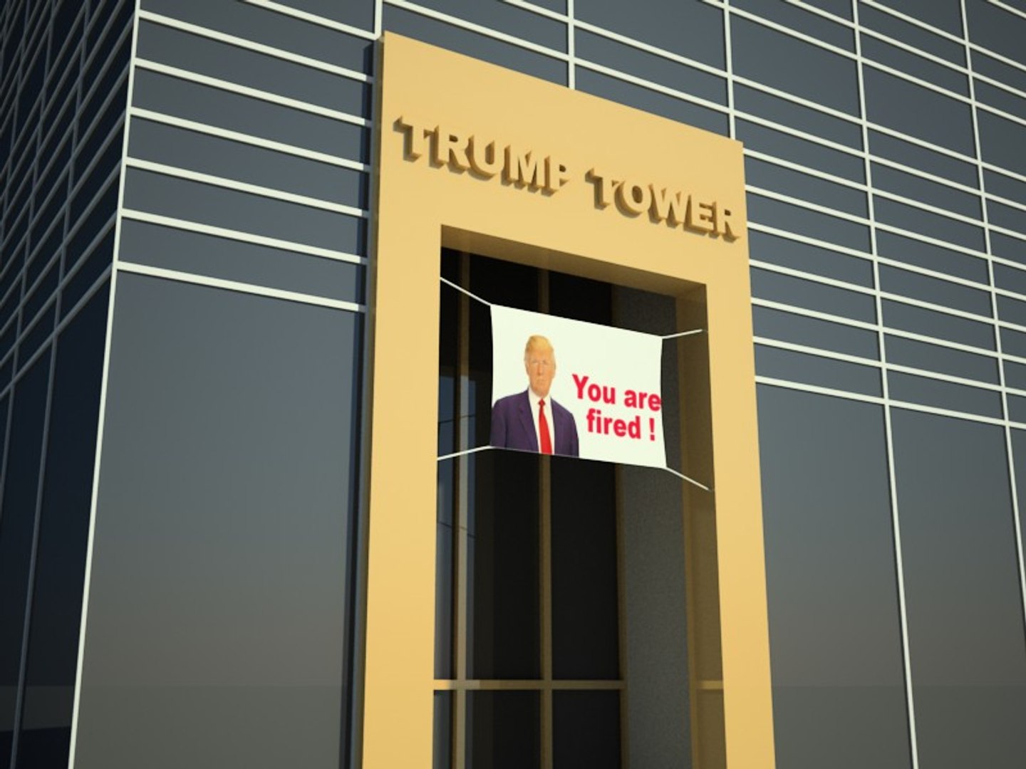 Trump Tower Skyscrapers 3d Max