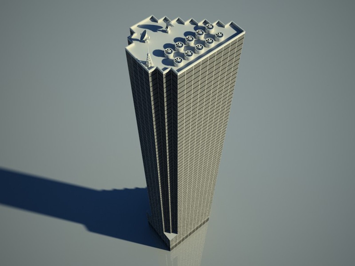 Trump Tower Skyscrapers 3d Max