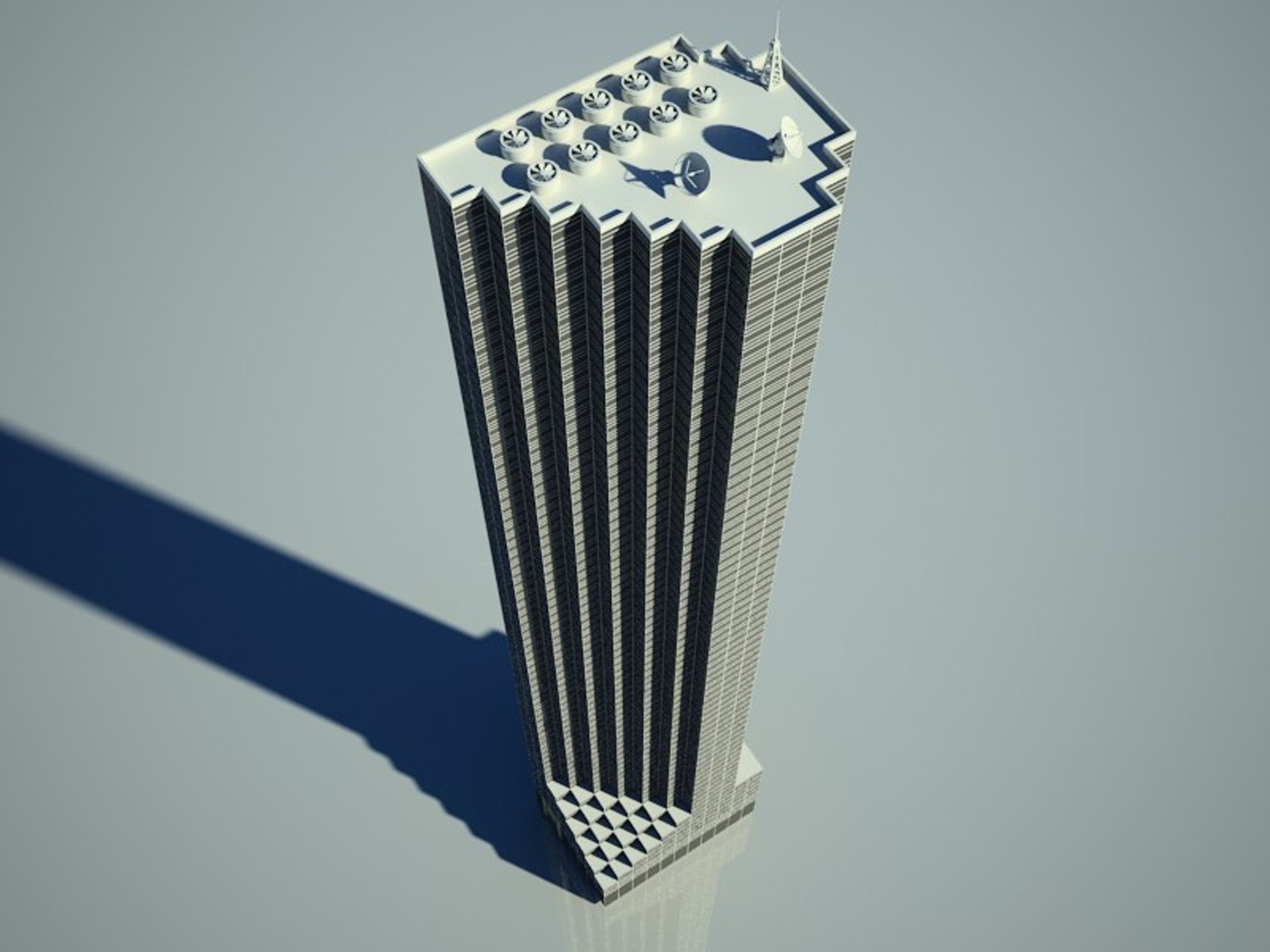 Trump Tower Skyscrapers 3d Max