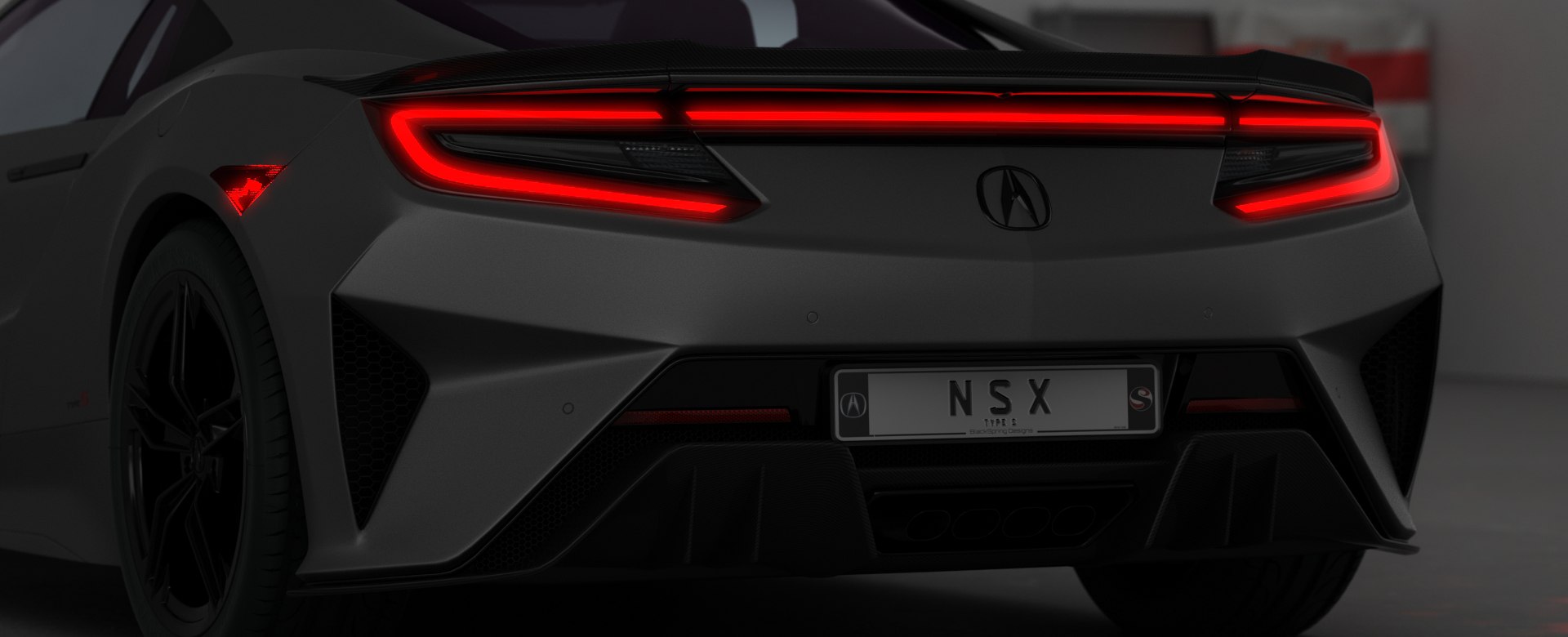 3D Acura NSX Type S 2022 Opening Doors And Trunk - TurboSquid 1818375