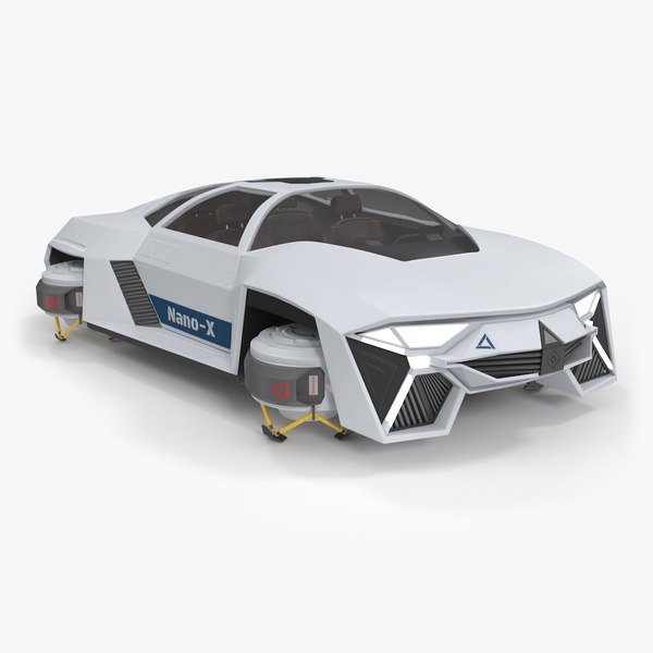 Futuristic Hover Car White 3D 모델 - TurboSquid 2119150