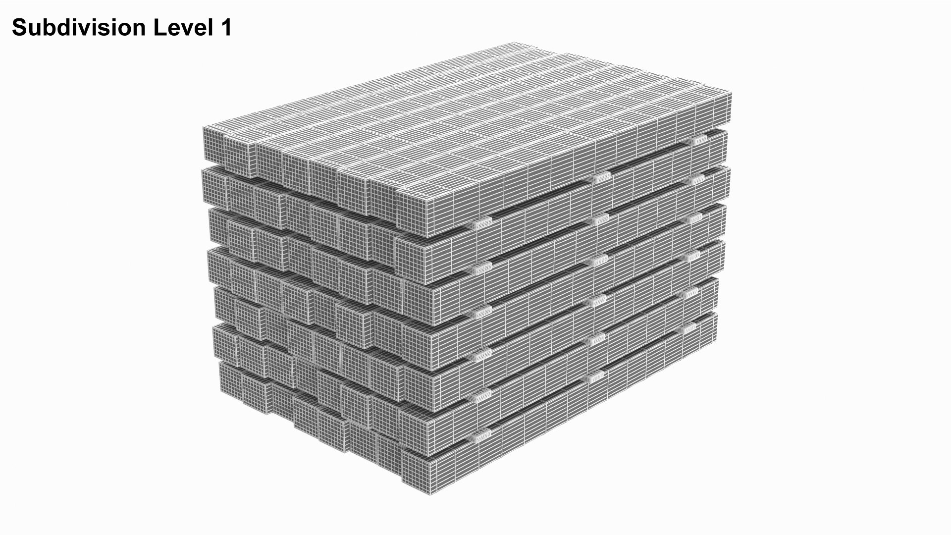 Stack Of Concrete Slabs 3D Model - TurboSquid 2311835