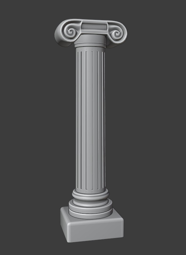 Greek Column Model - TurboSquid 1588391