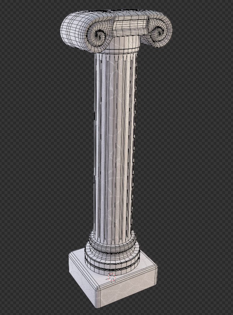 Greek Column Model - TurboSquid 1588391