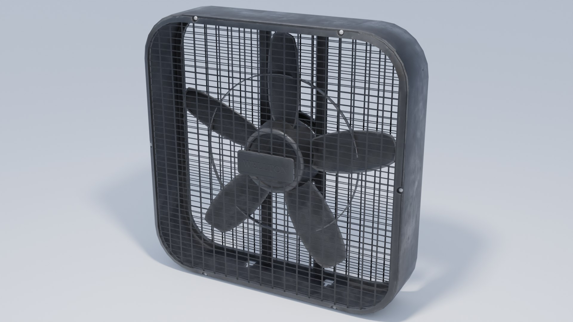 Box Fan with 4K and 2K Textures model - TurboSquid 1982707