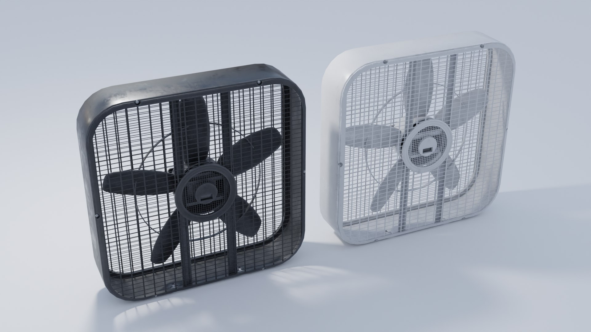 Box Fan with 4K and 2K Textures model - TurboSquid 1982707