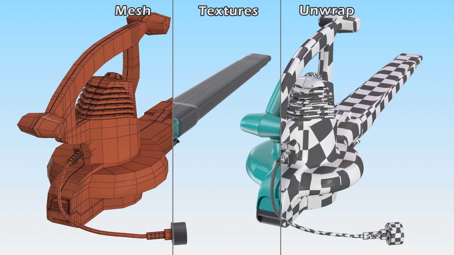 3D Electrical Hand Blower model - TurboSquid 1792852